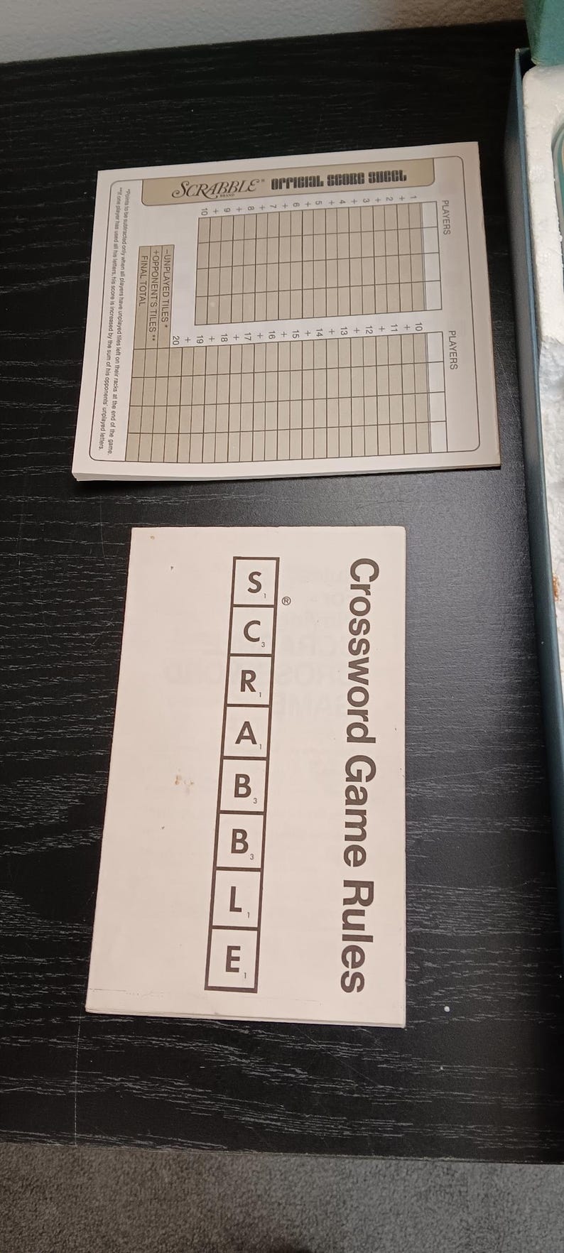 Vintage 1976 Scrabble Deluxe Edition Board Game - Selchow & Righter - Etsy