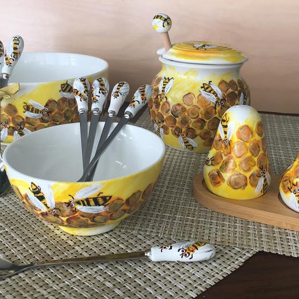 Hand Painted Hive - Etsy