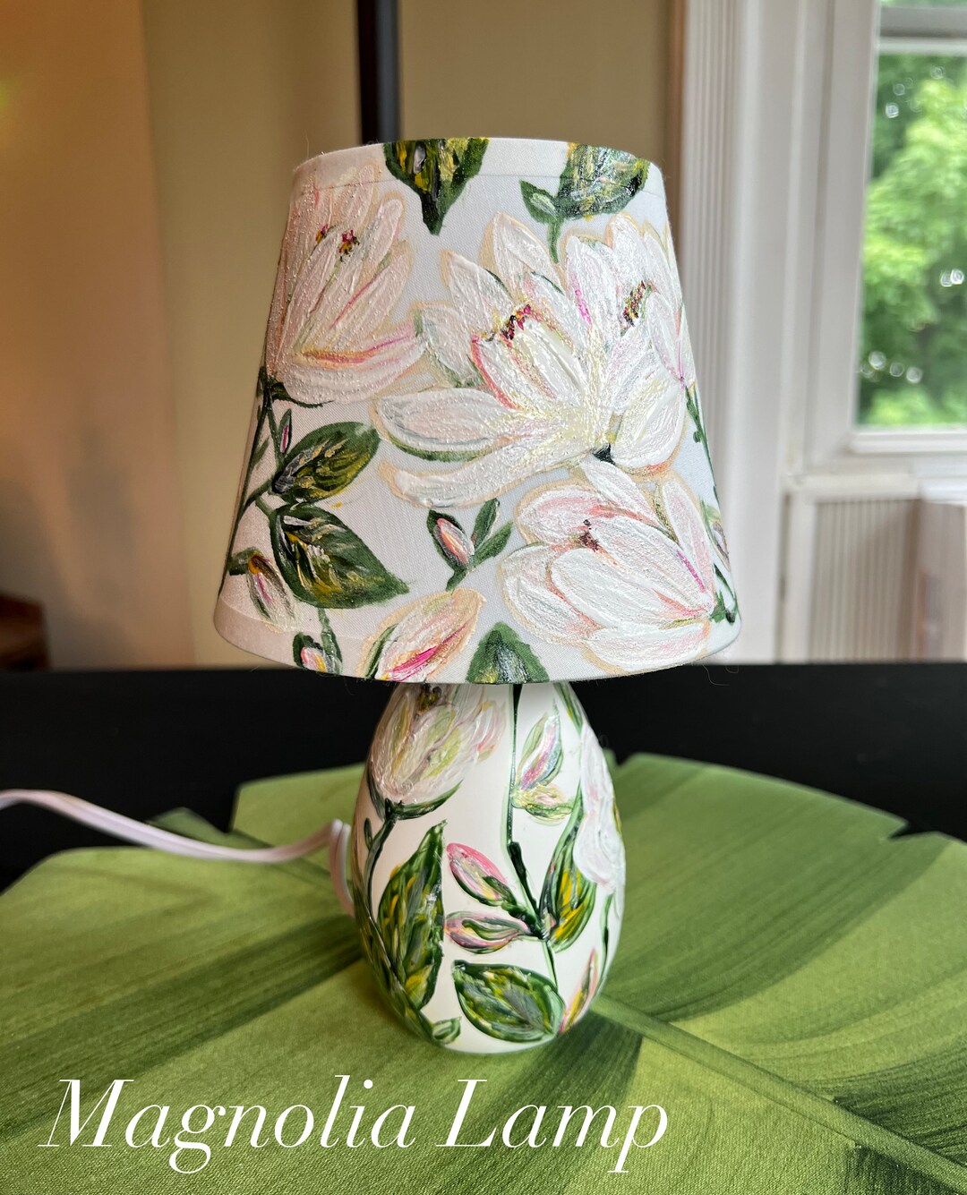 Hand-painted Lamps, Lamp Shades, Night Light. Apples, Flowers ...