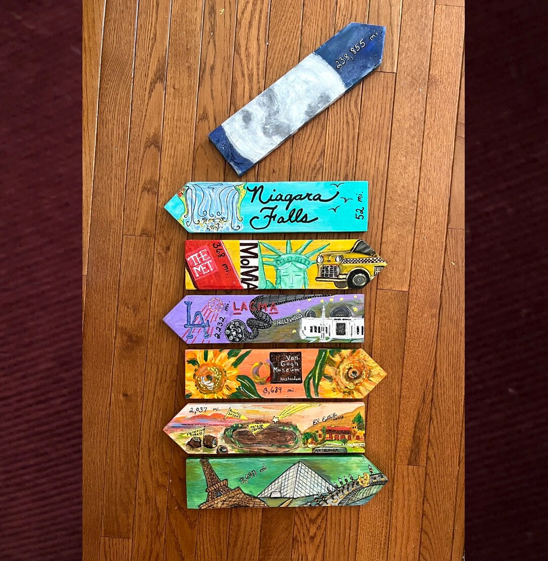 Directional Navigation Arrows, Decor, Personalized, Custom, Travel ...