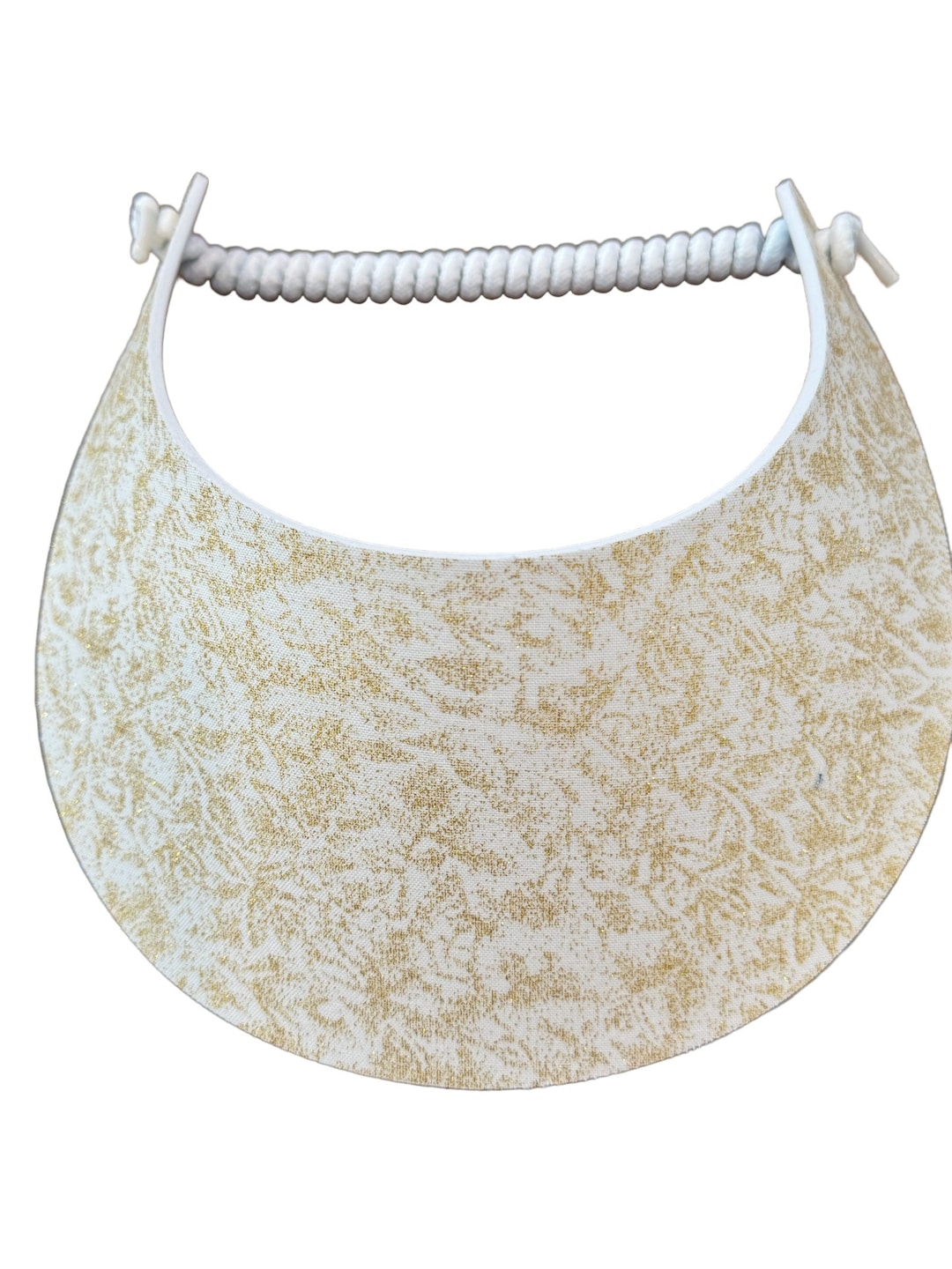 Fabric Foam Coil Sun Visor for Women - "glamour Dust" - Pickleball ...