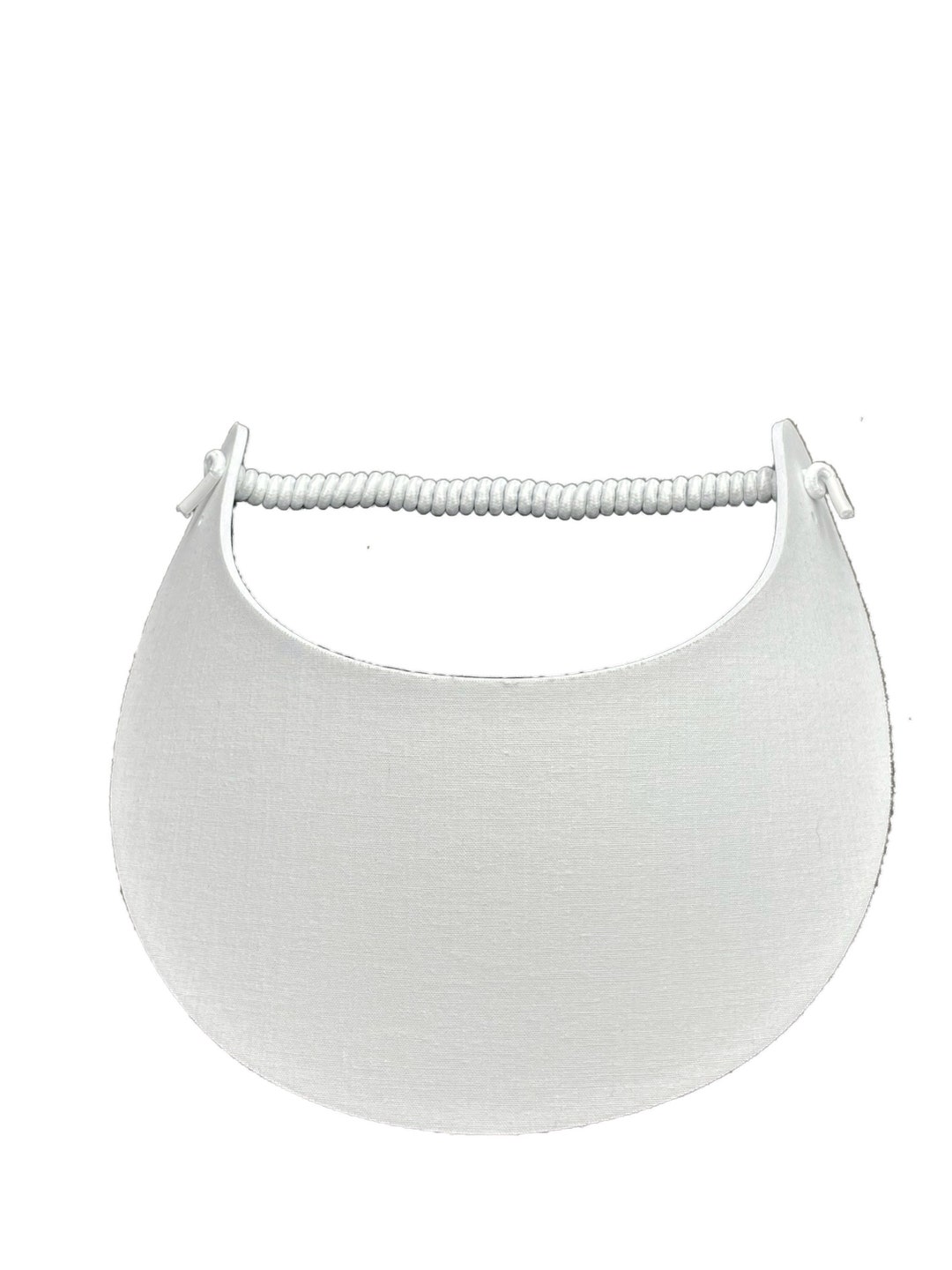 Fabric Foam Coil Sun Visor for Women - "white" - Pickleball Marketplace ...