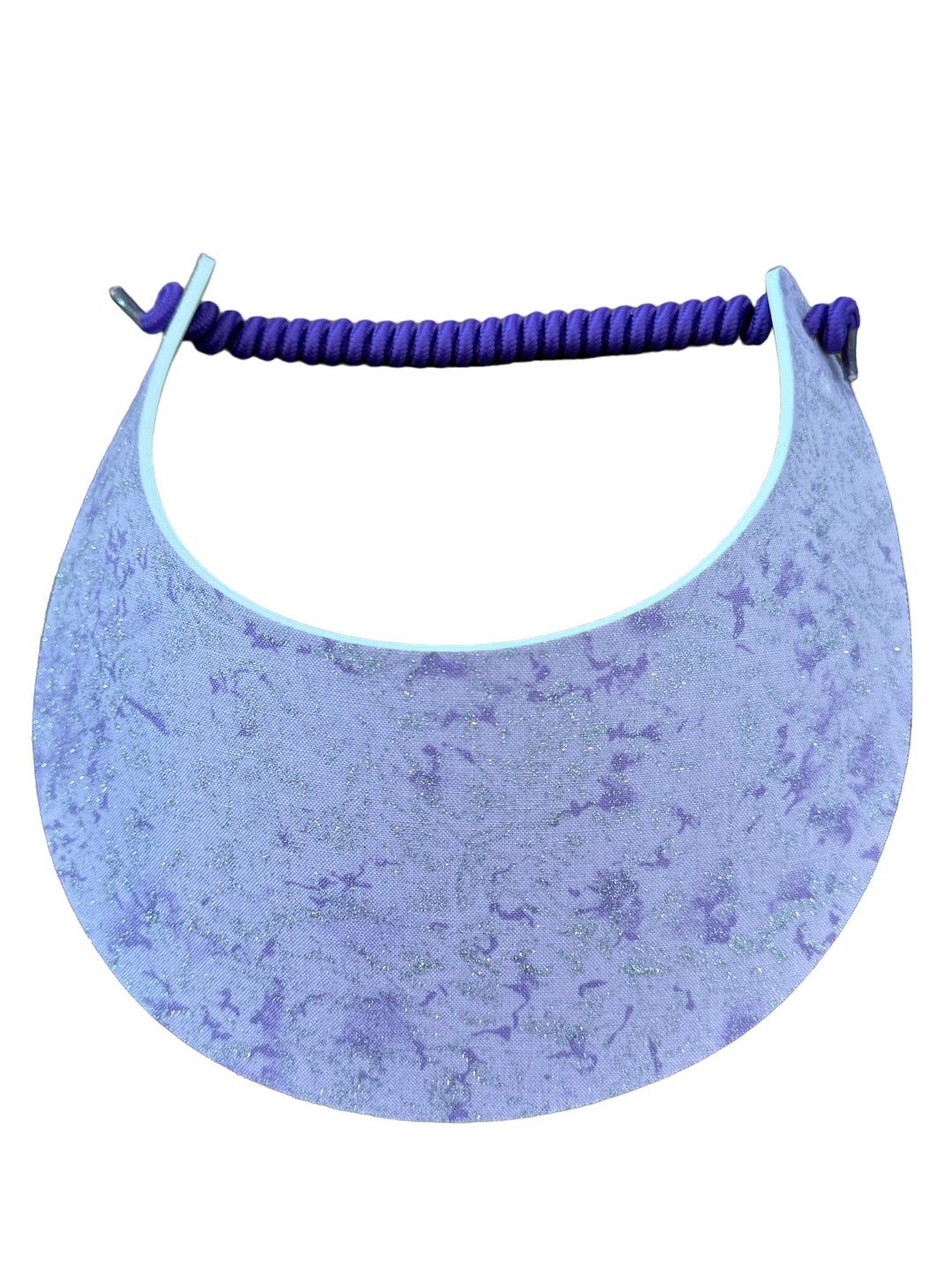 Fabric Foam Coil Sun Visor for Women - "lilac Pixy Dust" - Pickleball ...