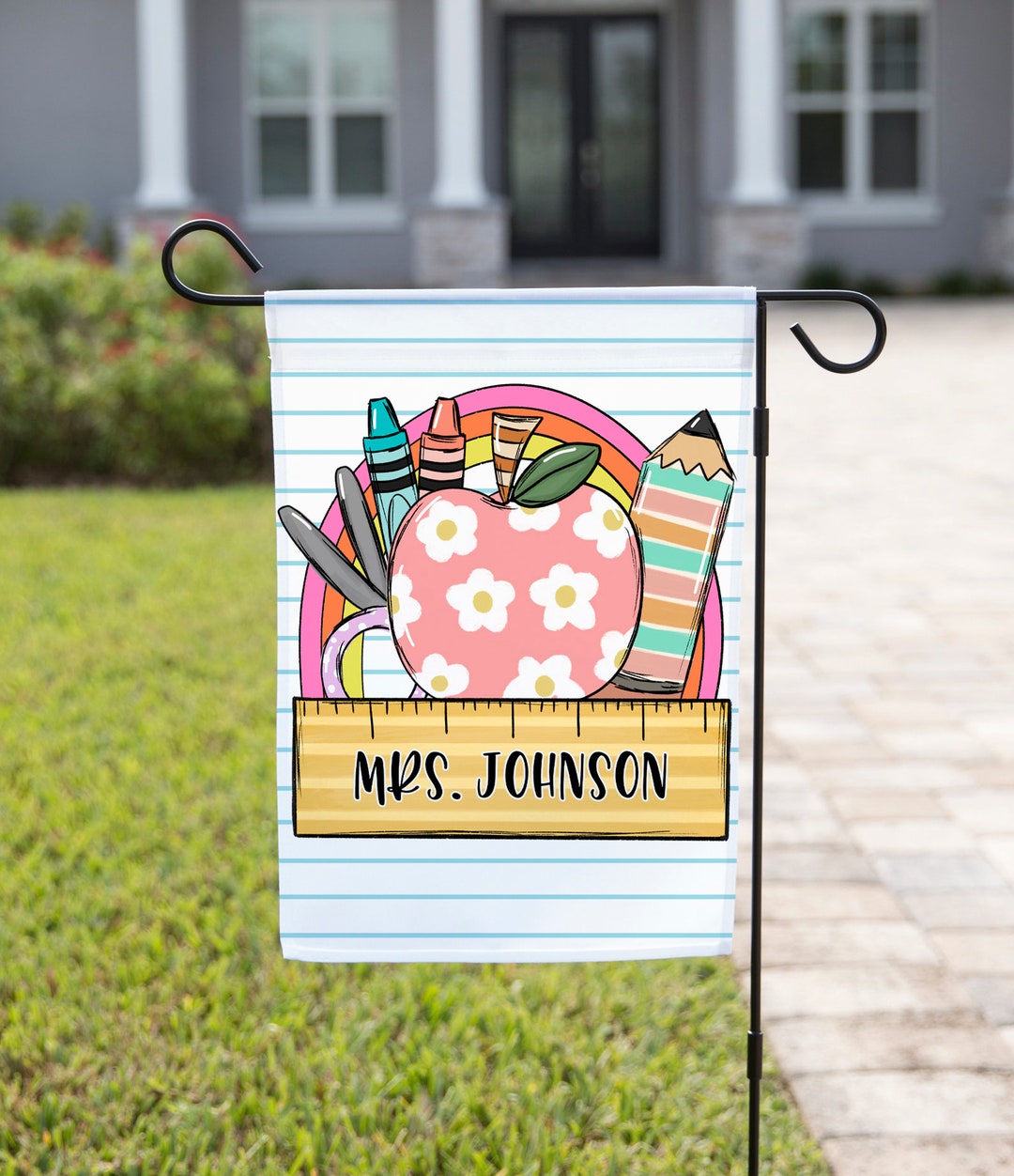Teacher Flag Classroom Banner Sign Gift for Teacher Classroom Decor ...