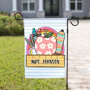Teacher Flag Classroom Banner Sign Gift for Teacher Classroom Decor ...