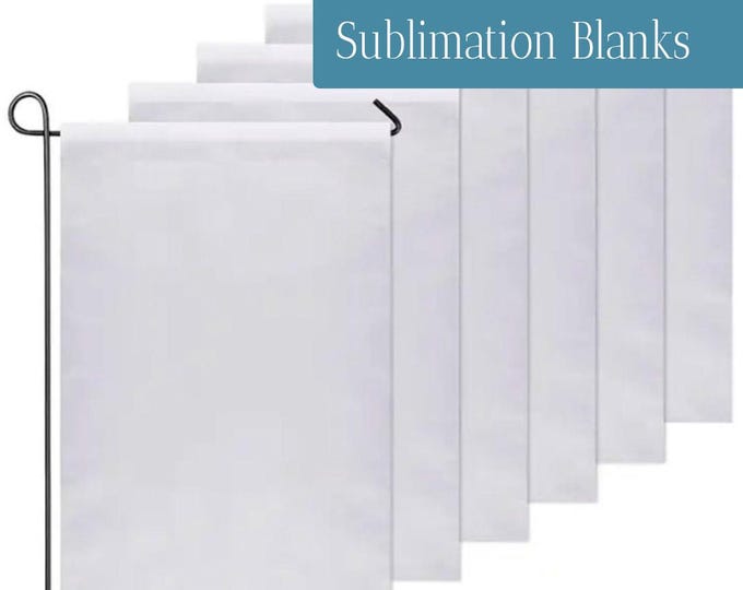 Blank Sublimation Garden Flag | Sublimation Blanks | Double Sided Yard ...