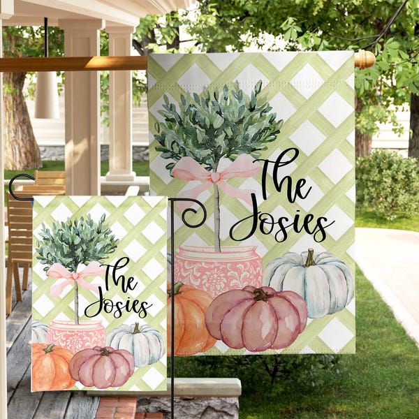 Monogrammed Flags - Etsy