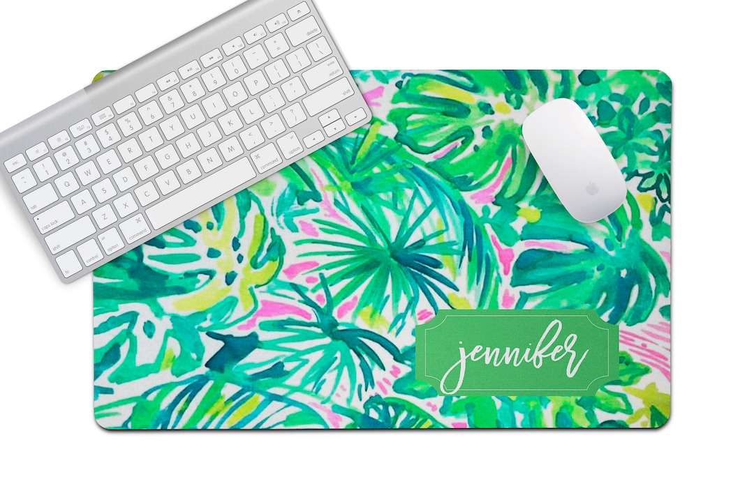 Name Desk Pad Personalized Desk Cushion Pad Monogram Name Desk Blotter ...