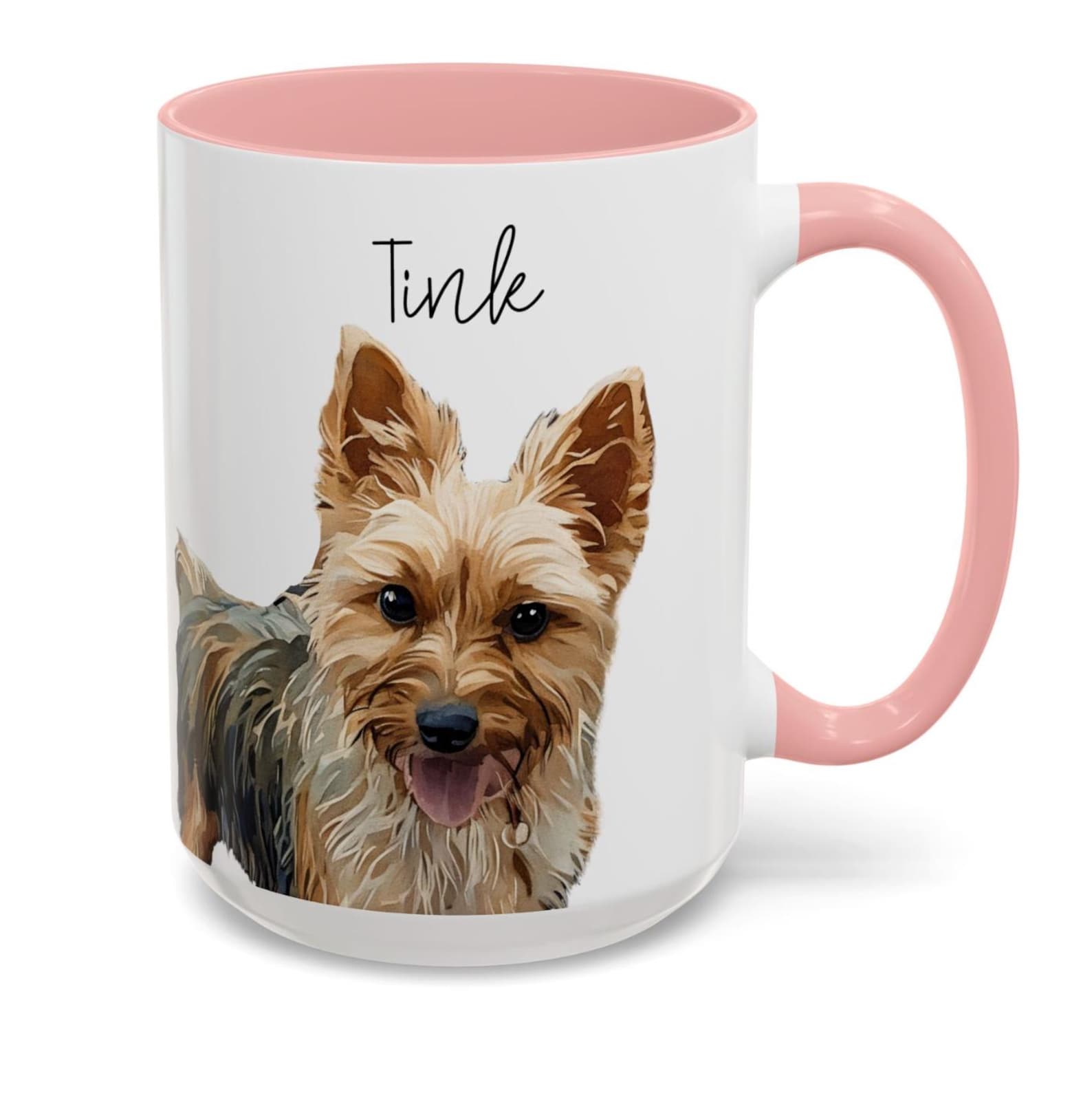 Personalized Dog Mug Custom Pet Portrait Coffee Mug Gift Dog Mom Doggy ...