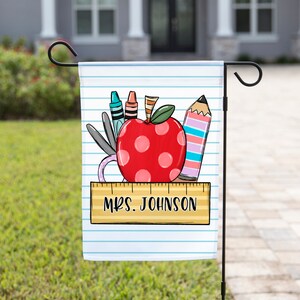 Teacher Flag Classroom Banner Sign Gift for Teacher Classroom Decor ...