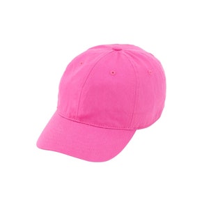 Personalized Hot Pink Kids Cap Children's Cap Pink Cute - Etsy