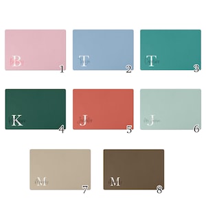 Name Desk Pad, Personalized Desk Cushion Pad Monogram Name Desk Blotter ...