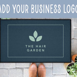 Custom Business Logo Door Mat Custom Text Personalized Doormat ...