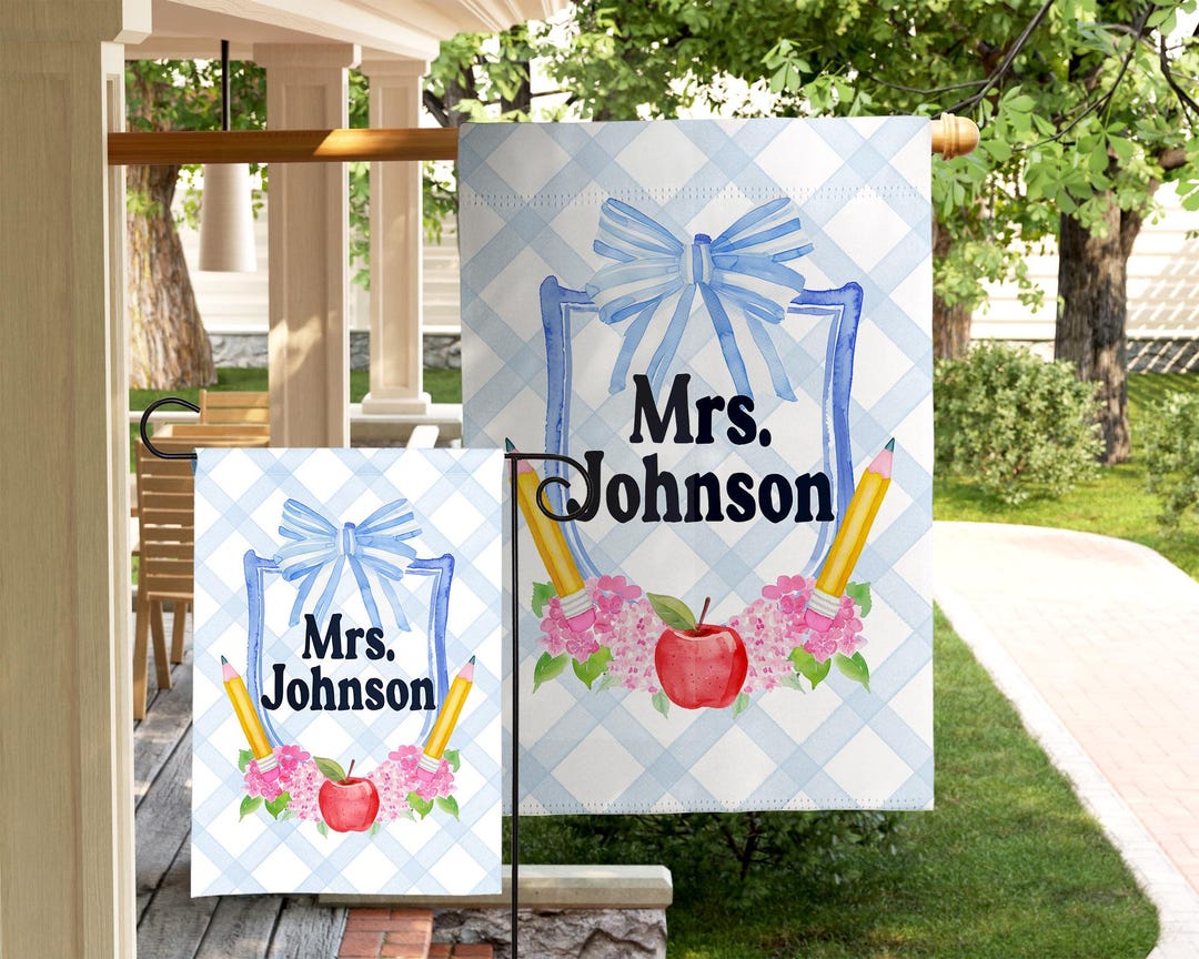 Teacher Flag Classroom Banner Sign Gift for Teacher Classroom Decor ...