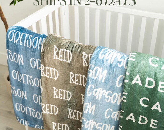 Personalized Baby Crib Sheet Boy Monogrammed Fitted Crib Sheet Girl ...