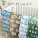 Personalized Baby Crib Sheet Boy Monogrammed Fitted Crib Sheet Girl ...