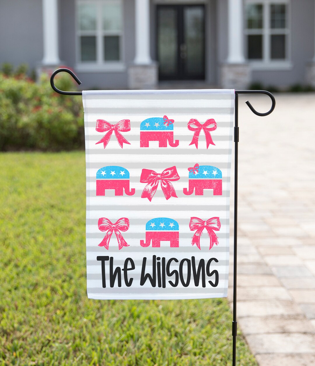 Political Flag Patriotic House Flag Elephant Custom Personalized ...