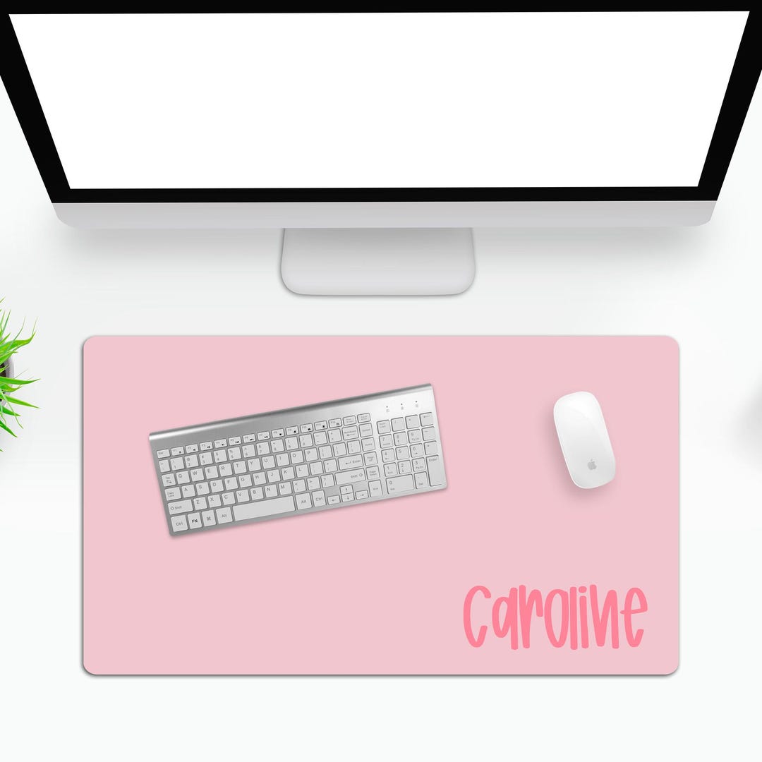 Custom Desk Mat Personalized Desk Boho Decor Teacher Gift Monogrammed ...