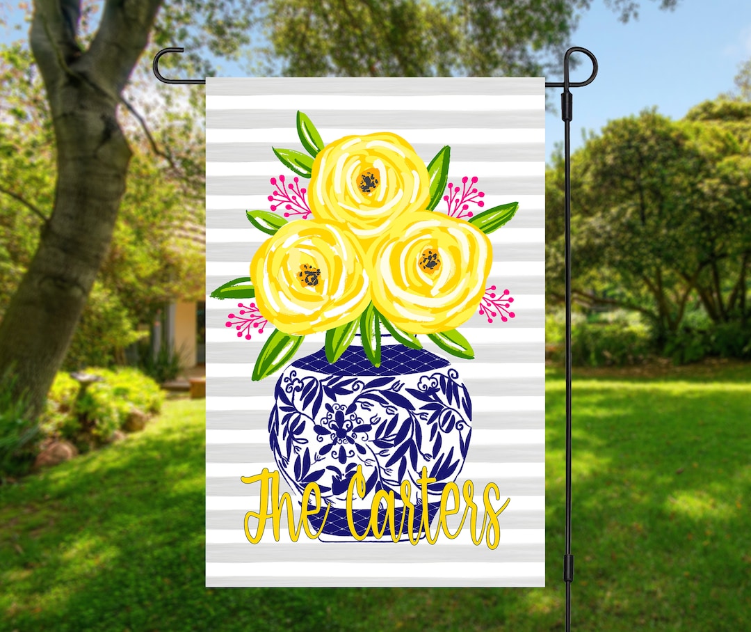 Personalized Flag Custom Yard Sign Flag Yard Art Garden Flag ...
