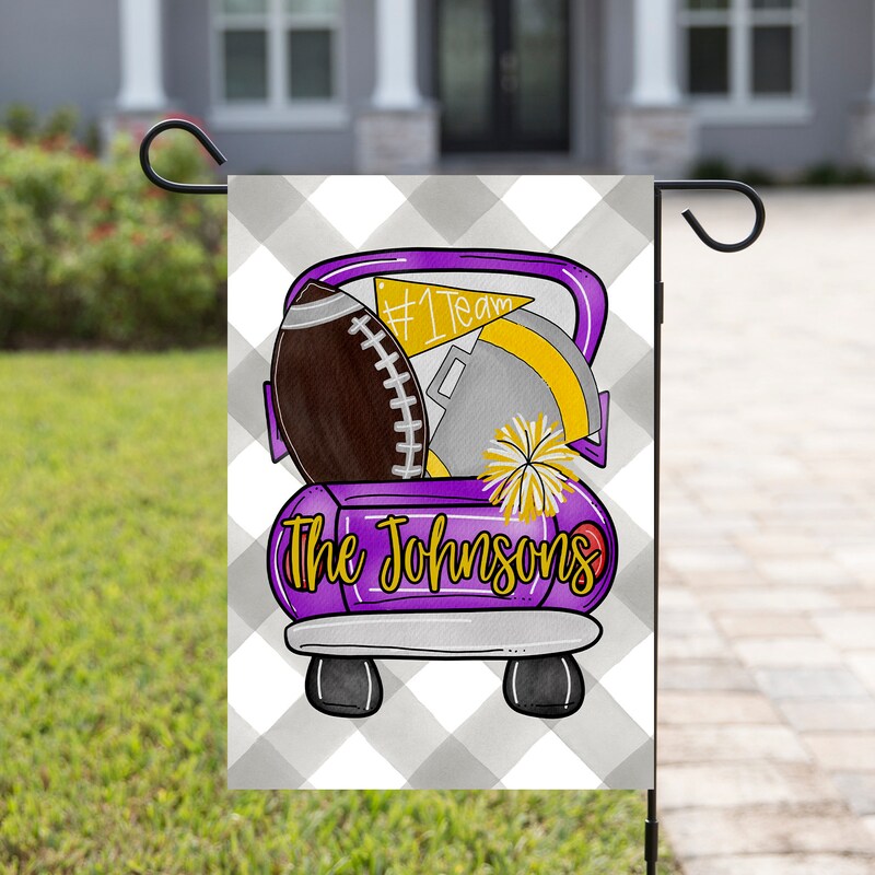 Football House Flags - Etsy