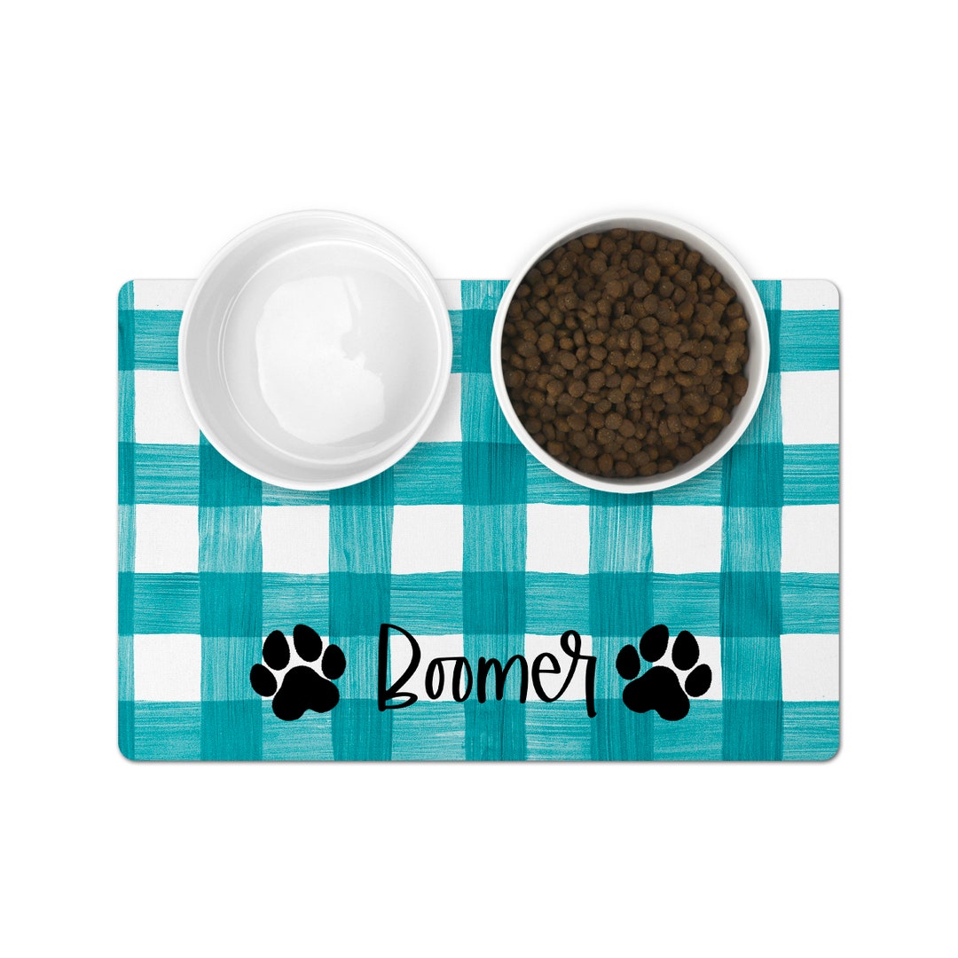 Personalized Dog Food Mat, Pet Mat, Dog Food Mat, Custom Dog Mat ...