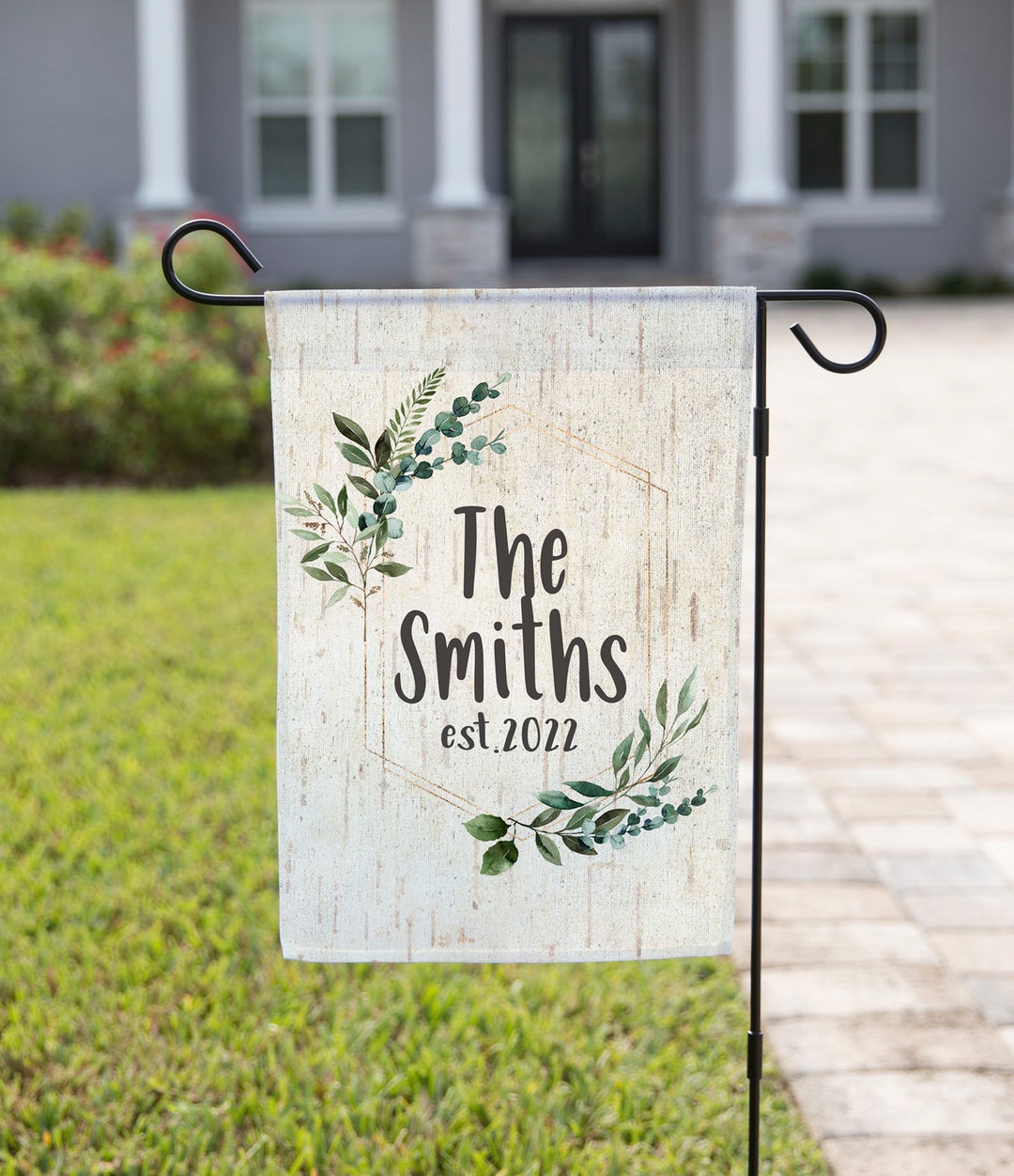 Garden Flag Wedding Garden Flag, Welcome Bridal Shower Flag, Just ...