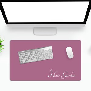 Custom Logo Deskmat With Business Logo Desk Pad Home Office Custom Add ...
