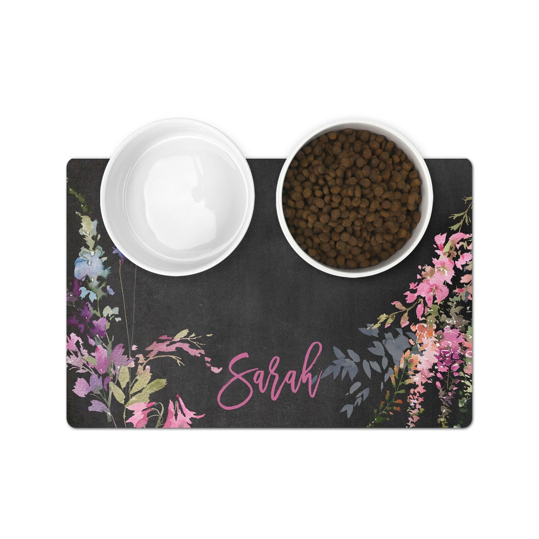 Personalized Dog Food Mat, pet mat, dog food mat, custom dog mat ...