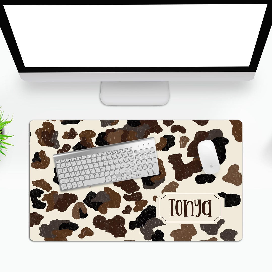 Custom Desk Pad Personalized Desk Decor Teacher Gift Monogrammed Home ...