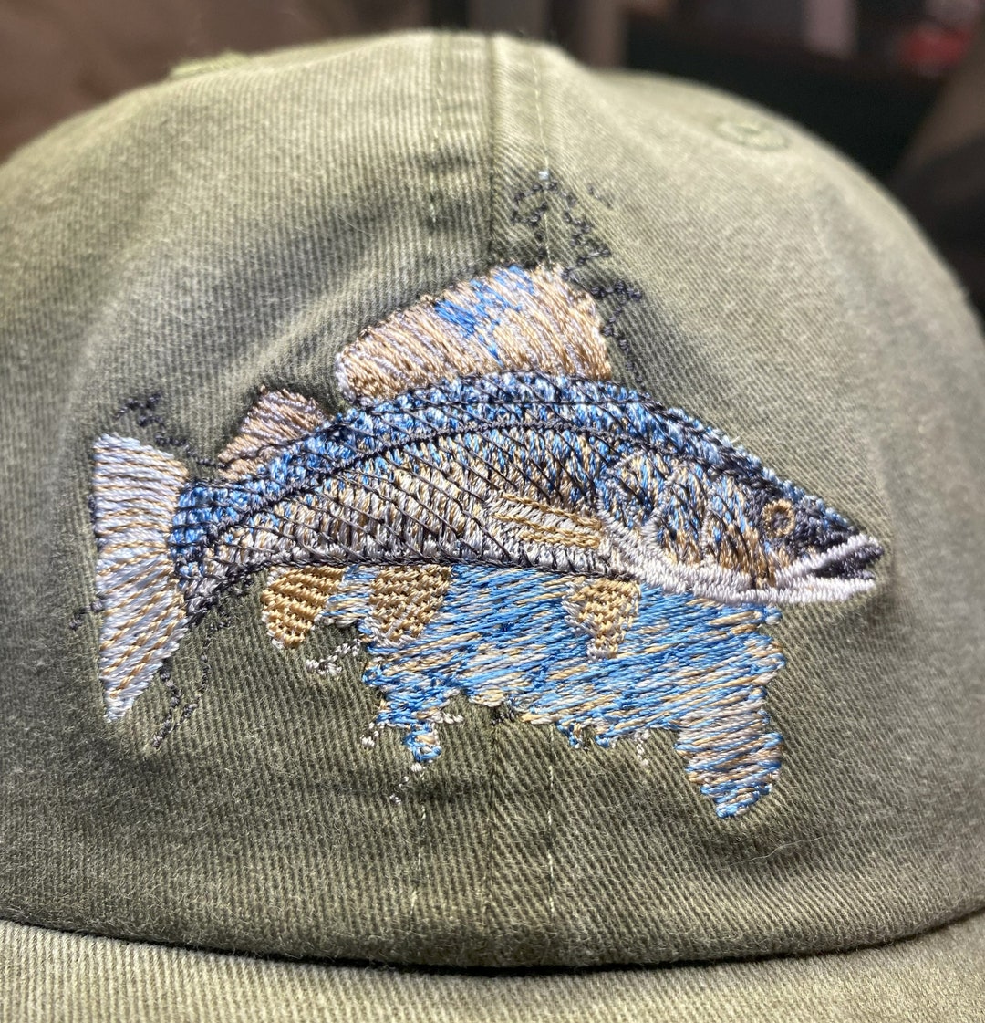 Walleye Embroidered Baseball Cap / Select Your Hat Color - Etsy