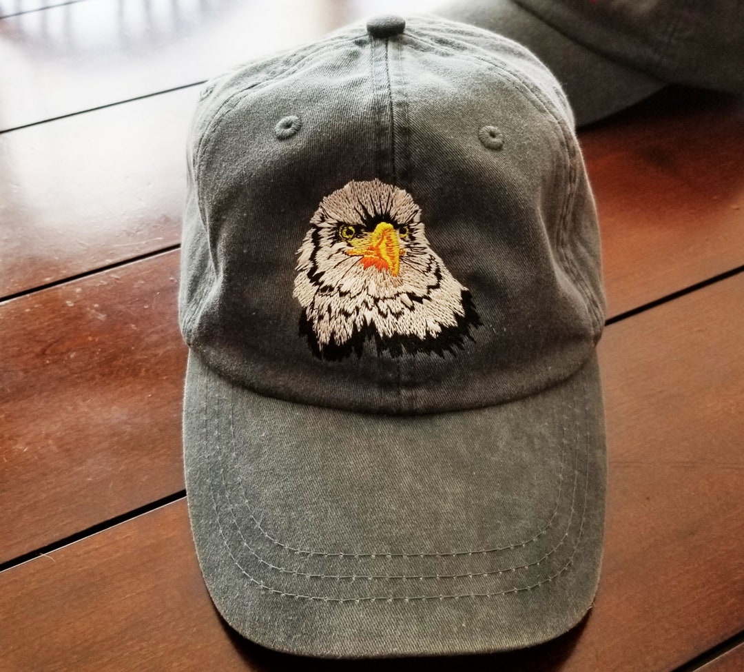 American Eagle Embroidered Baseball Cap and Customize Your Cap Color - Etsy