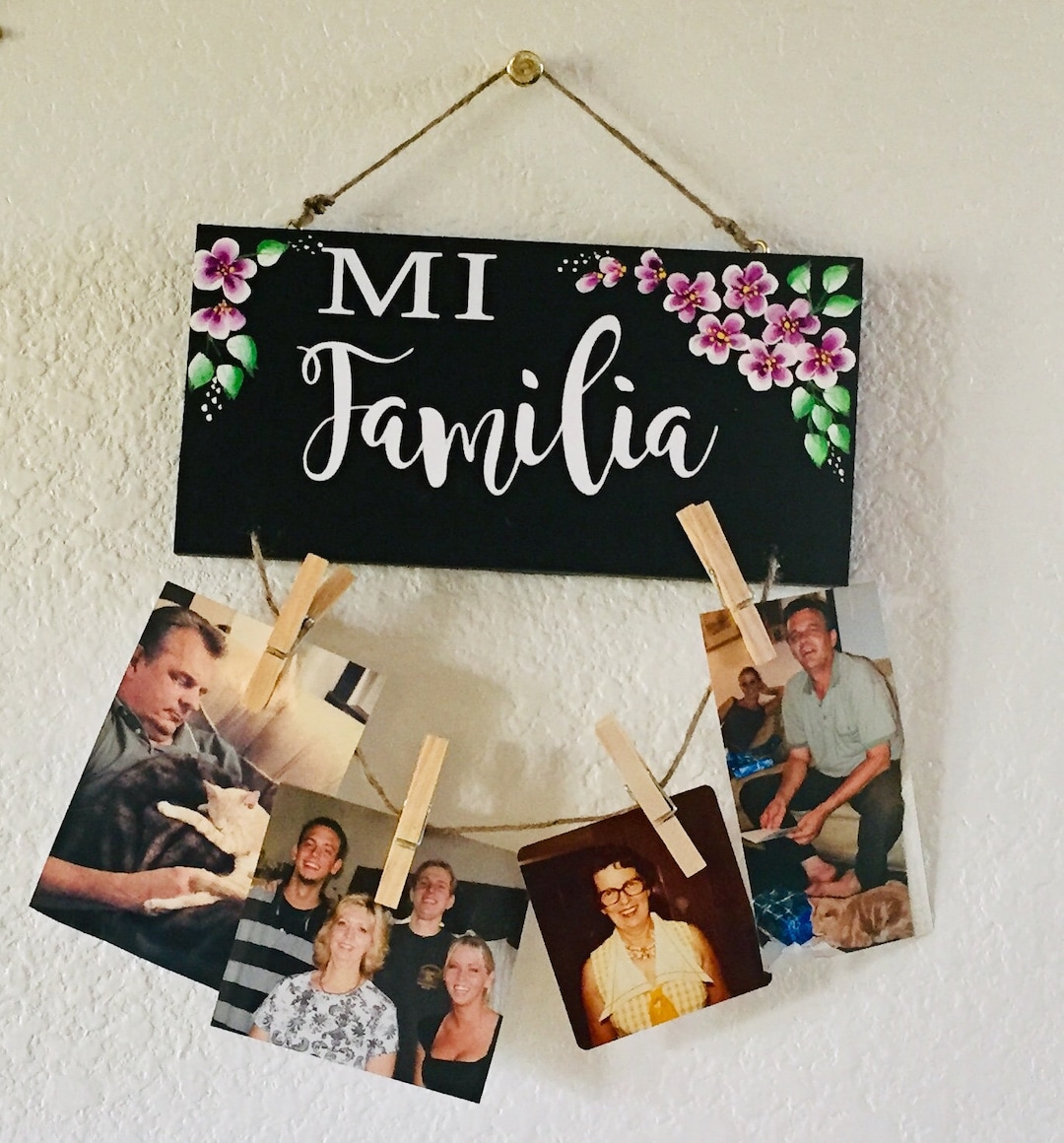 Mi Familia sign,family sign,Sign for Mi Familia,Familia photos,Parents ...