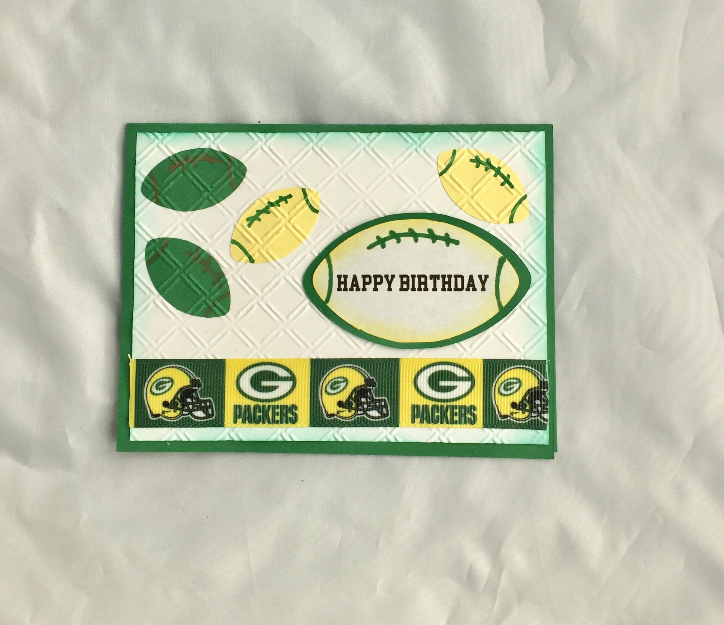 Green Bay Packers cardGreen Bay Packers birthday cardCard | Etsy