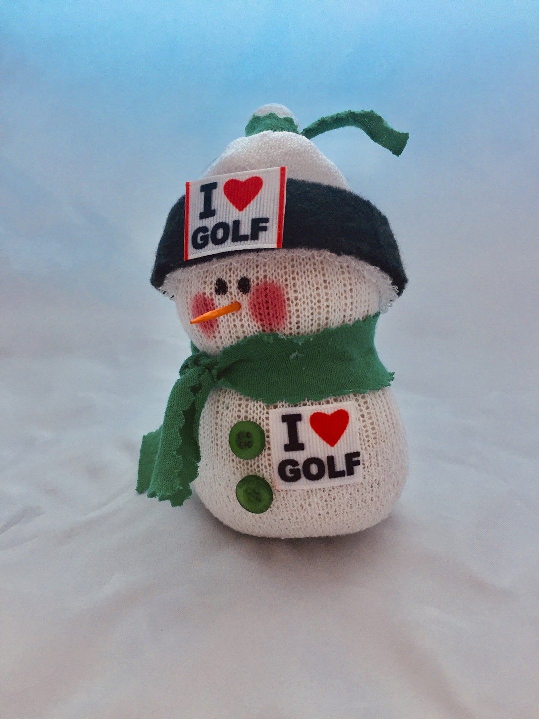 Unique Golf lover snowman,Golfer snowman,Golf lover gift,gift for Golf ...