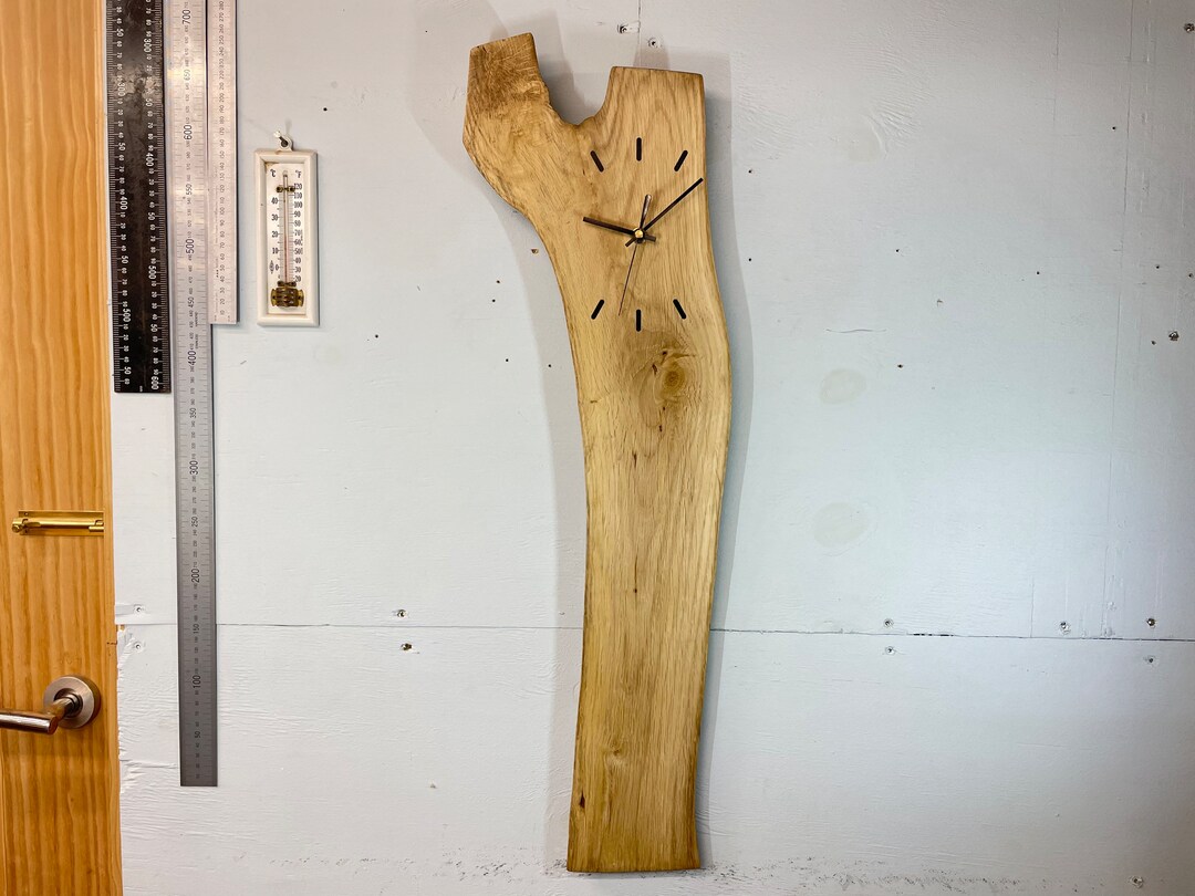 English Oak Wall Clock Wooden Clocks Unusual Wall Clock - Etsy