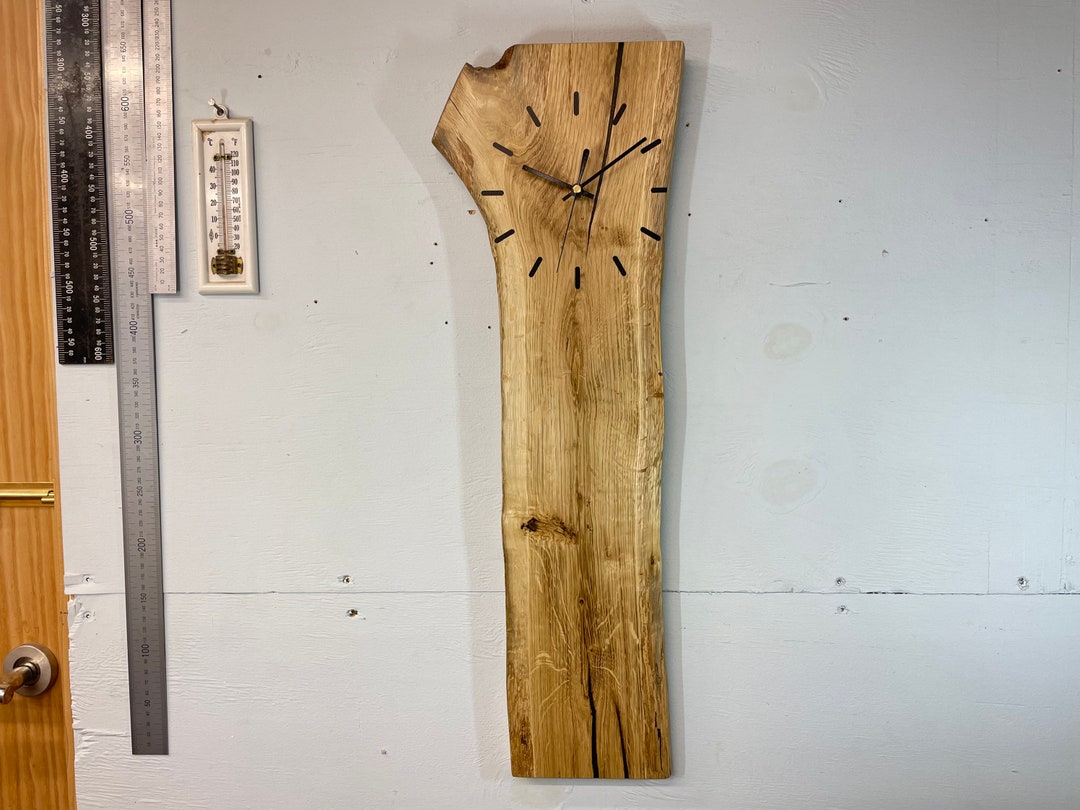 English Oak Wall Clock Wooden Clocks Unusual Wall Clock - Etsy