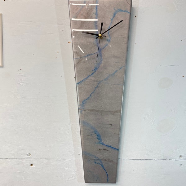 Narrow Vertical Wall Clock - Etsy