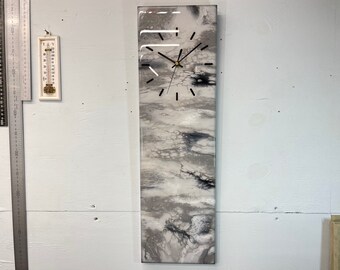 Long Narrow Wall Clock - Etsy