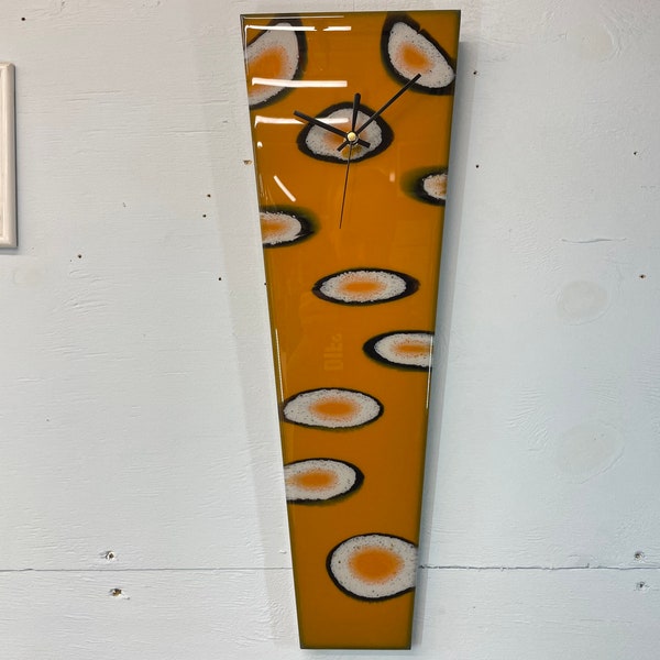 Narrow Vertical Wall Clock - Etsy