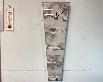 Long Narrow Wall Clock - Etsy