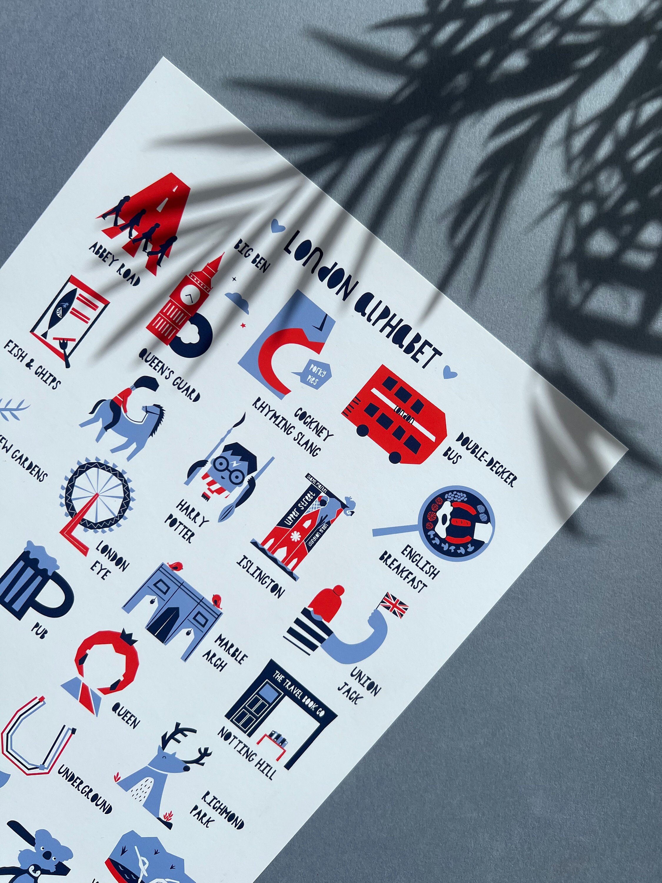 Sample London Alphabet Digital Print / London City / Central London ...