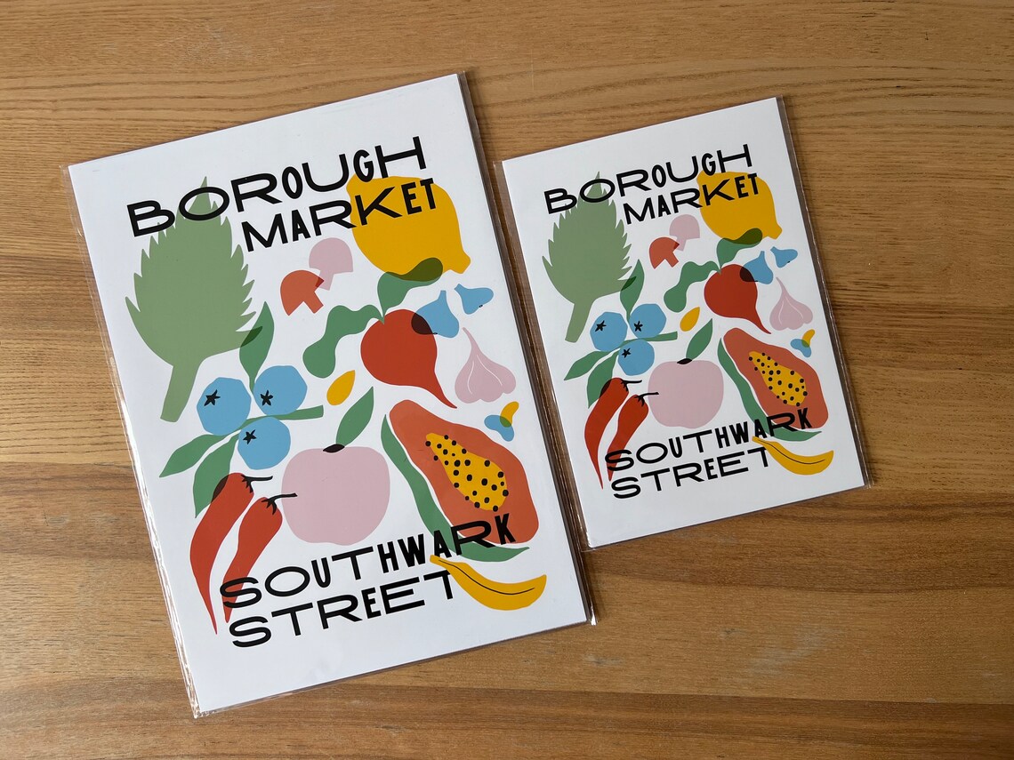 Sample Borough Market Art Print / Borough Market Digital Art Print ...