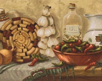 Kitchen wallpaper | Etsy