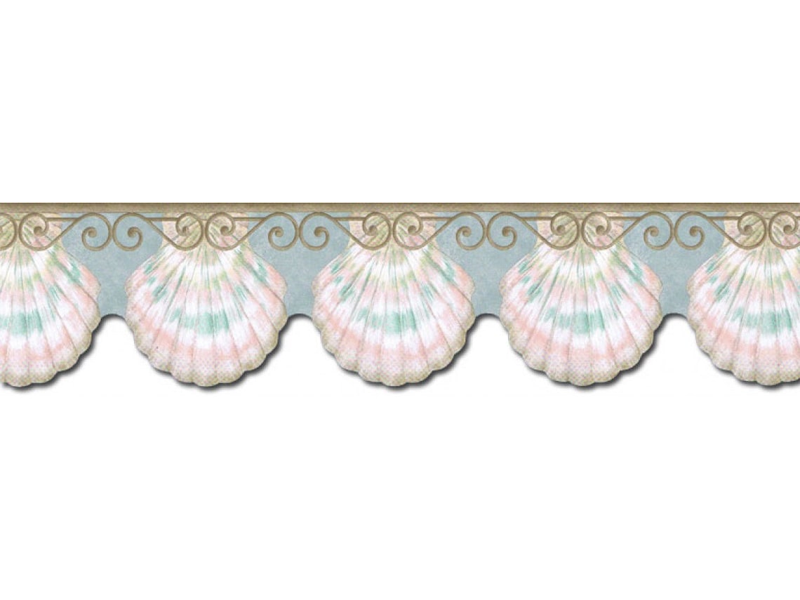 6 1/2 in X 15 Ft Prepasted Wallpaper Borders Contemporary - Etsy