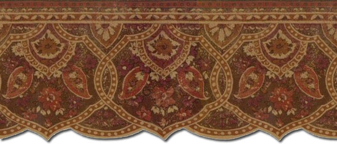 Prepasted Wallpaper Borders Contemporary Wallpaper Border IL42001DB - Etsy