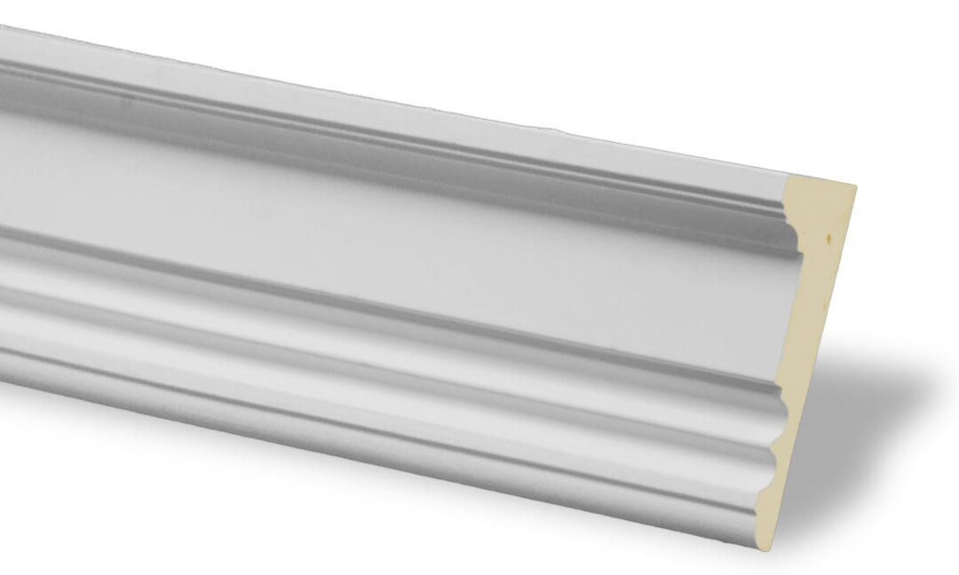 Crown Moulding Flat Crown Molding 4 Inch Manufactured With Dense ...
