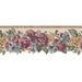 8 1/2 in X 15 Ft Prepasted Wallpaper Borders Floral Wall Paper Border ...