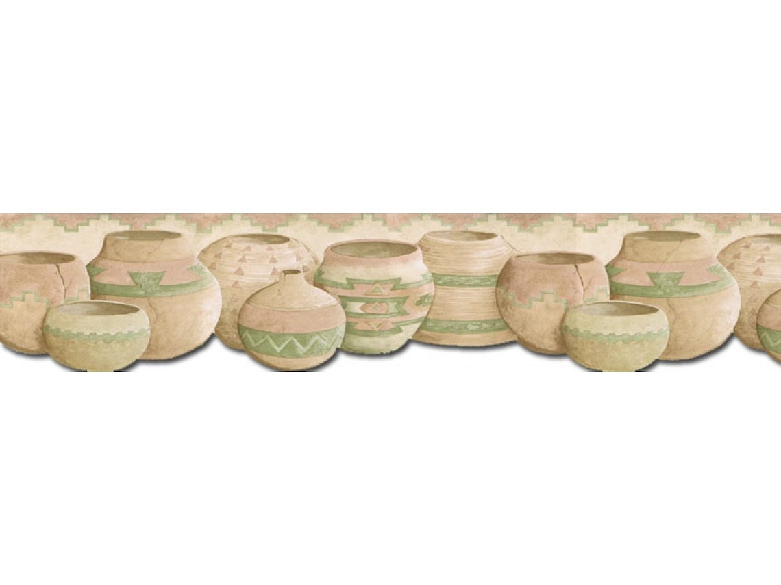 6 1/4 in X 15 Ft Prepasted Wallpaper Borders Country Wall - Etsy