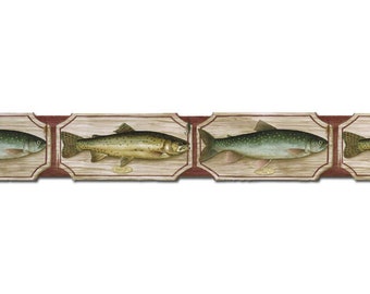Fish Wallpaper Border - Etsy