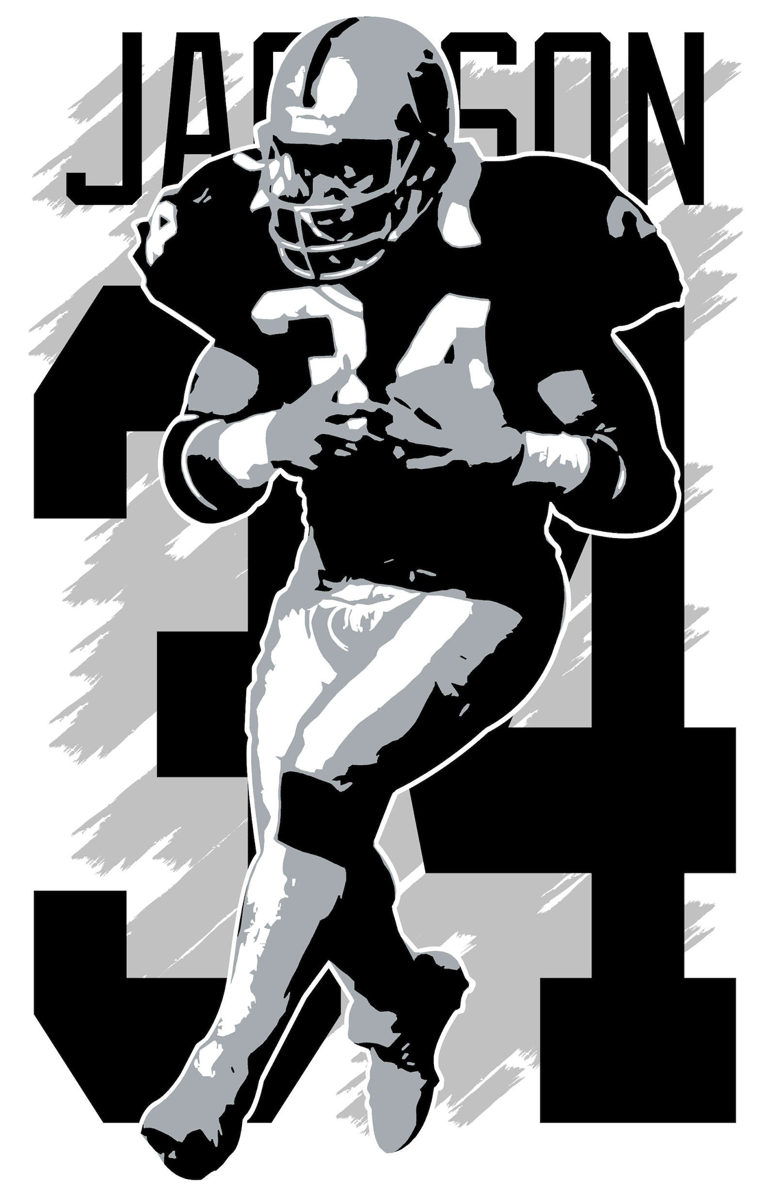 BO JACKSON art print FREE shipping | Etsy